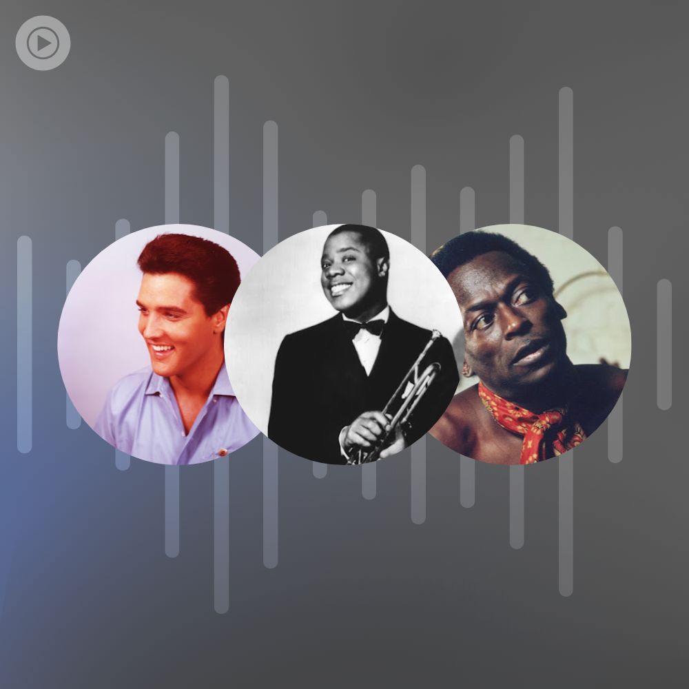 Louis Armstrong, Elvis Presley, Miles Davis, Benny Goodman, Amii Ozaki ...