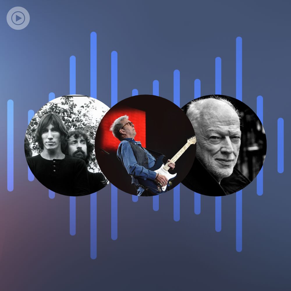 Eric Clapton, Pink Floyd, David Gilmour, Peter Frampton, Rory Gallagher ...