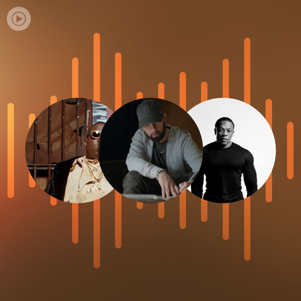 Eminem, The Notorious B.I.G., Dr. Dre, Tupac Shakur, Ja Rule, 50 Cent ...