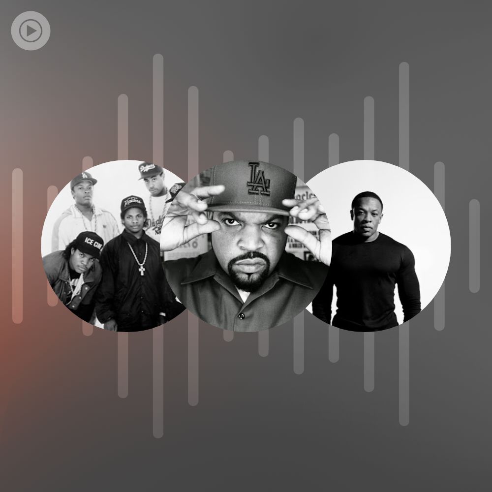 Ice Cube, N.W.A, Dr. Dre, Eazy-E, Nate Dogg, MC Ren, 50 Cent, Snoop ...