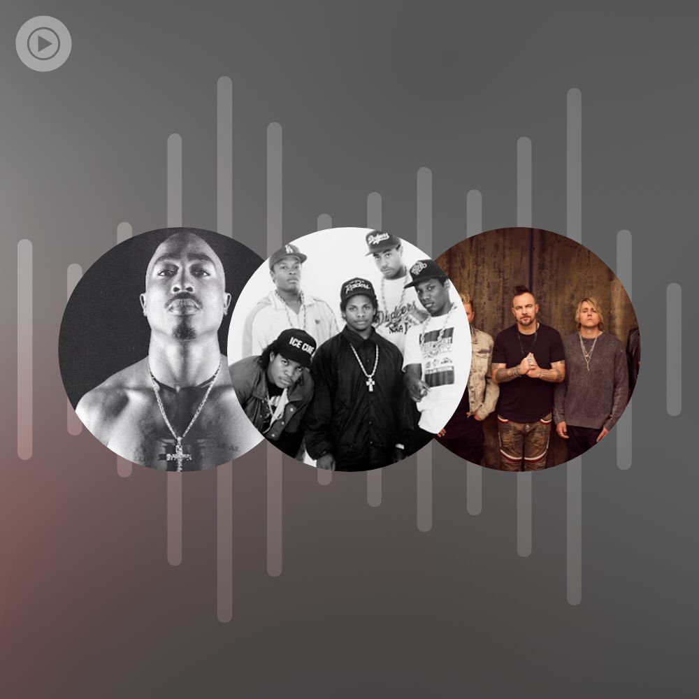 N.W.A, Tupac Shakur, Three Days Grace, Limp Bizkit, AC/DC, Deftones ...