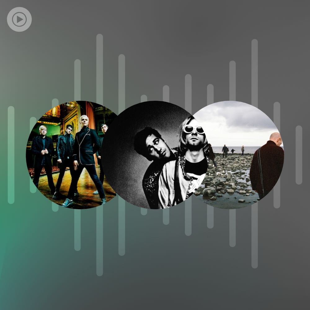 Nirvana, My Chemical Romance, Radiohead, Red Hot Chili Peppers, Oasis ...