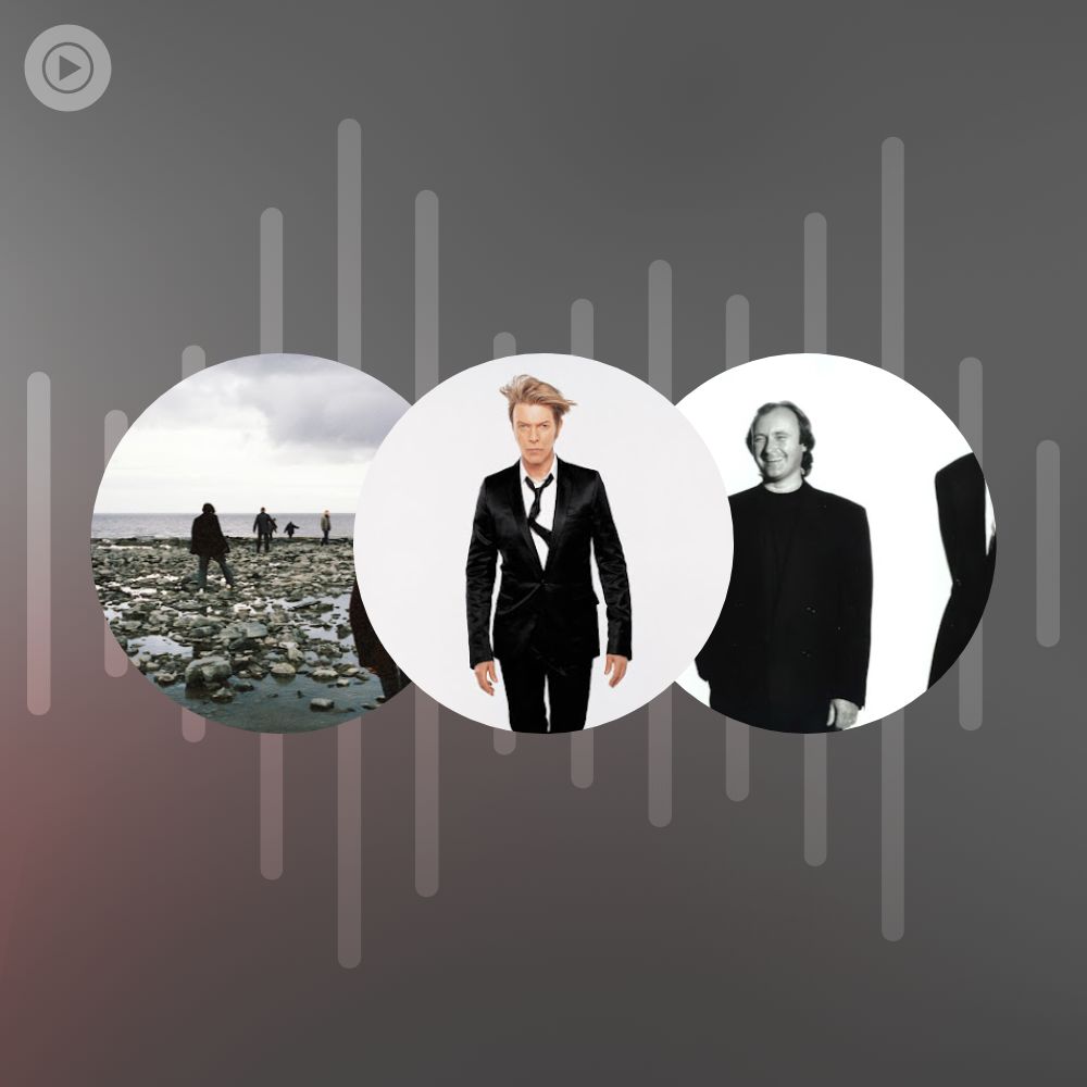 David Bowie, Radiohead, Genesis, Supertramp, Else, The Police, Yes ...