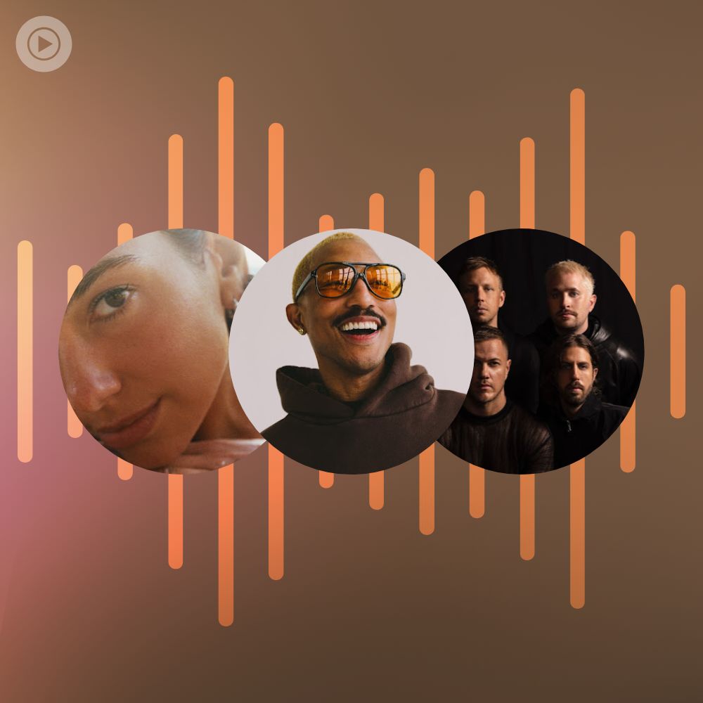 Pharrell Williams, Dua Lipa, Imagine Dragons, Maroon 5, Daft Punk ...