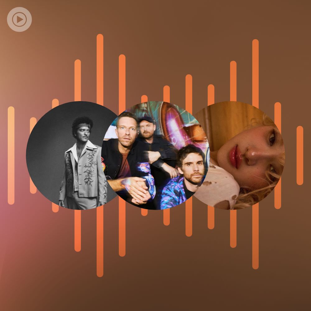 Coldplay, Bruno Mars, Rosé, Dua Lipa, Sabrina Carpenter, The ...