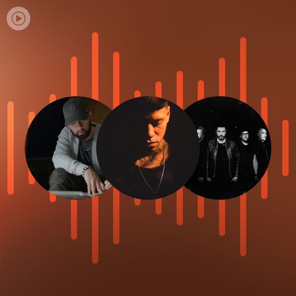 Santa Fe Klan, Eminem, Breaking Benjamin, Natanael Cano, NF, Chayanne ...